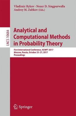 Analytical and Computational Methods in Probability Theory by Rykov, V – I H Pentz Booksellers