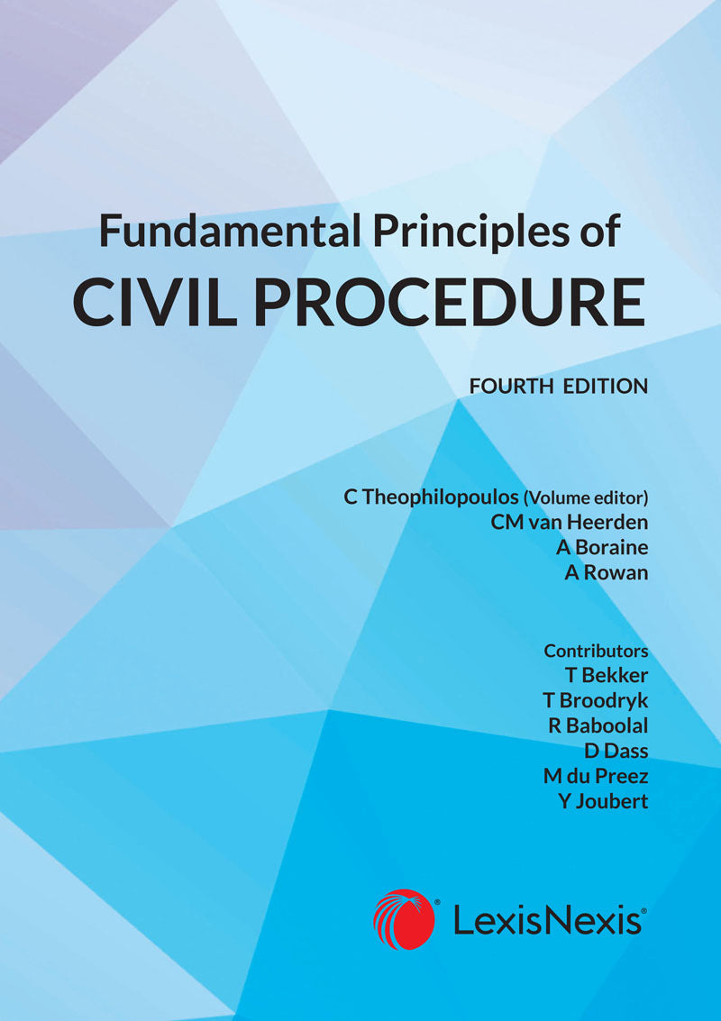 Fundamental Principles of Civil Procedure By C Theophilopoulos et al ...